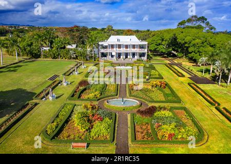Le Chateau de Bel Ombre Mauritius, old castle in tropical garden in ...
