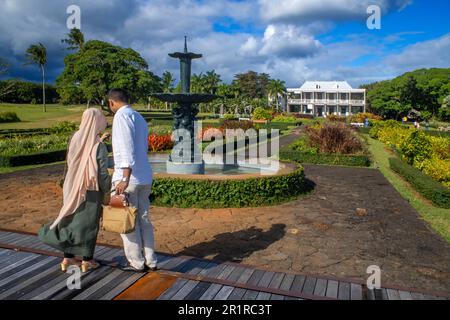 Le Chateau de Bel Ombre Mauritius, old castle in tropical garden in ...