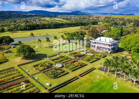 Le Chateau de Bel Ombre Mauritius, old castle in tropical garden in ...
