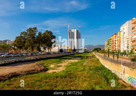 River Guadalmedina in the city of Malaga, Spain Stock Photo - Alamy