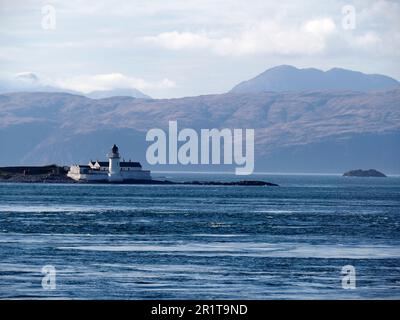 Lighthouse, Fladda, Slate isles, Scotland Stock Photo - Alamy