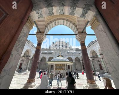 Istanbul, Turkey - Beyazit Square and Beyazid II Mosque Stock Photo - Alamy
