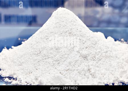 Pile of white powder similar to cocaine drug Stock Photo - Alamy