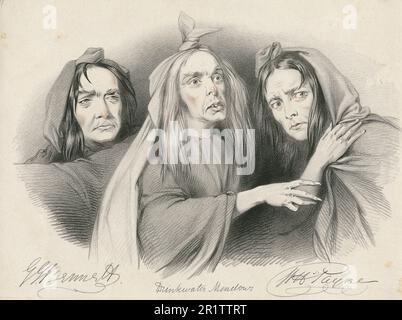 The Three Witches from Shakespeares Macbeth by Daniel Gardner, 1775 ...