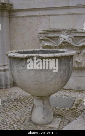 Baptismal font, 15th century. Unknown provenance. Carmo Archaeological ...