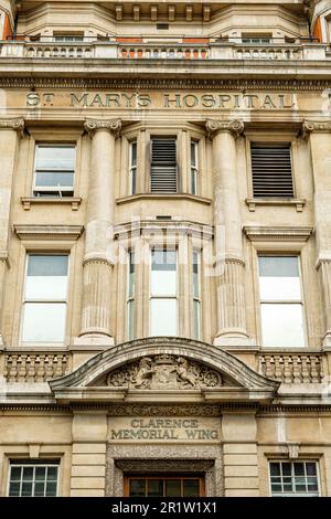 Clarence Memorial Wing, St Marys Hospital, Praed Street, London ...