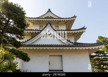 Takamatsu, Japan - March 30, 20023: Kitanomaru Tsukimi Yagura Turret ...