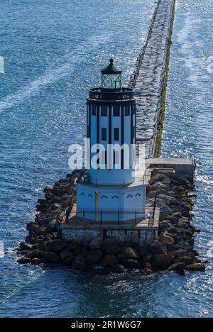 Angels Gate Lighthouse, San Pedro, Southern California, USA Stock Photo ...