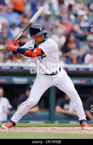 DETROIT, MI - MAY 28: Detroit Tigers shortstop Trey Sweeney (27) look ...