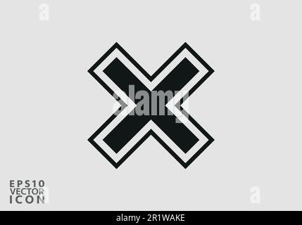 Abstract X letter modern initial lettermarks logo design Stock Vector ...