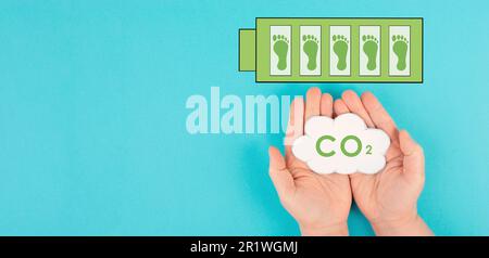 Green energy loading, reduce CO2 footprint, sustainable renewable ...