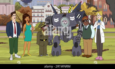 MULLIGAN, from left: Matty Mulligan (voice: Nat Faxon), Lucy Suwan ...