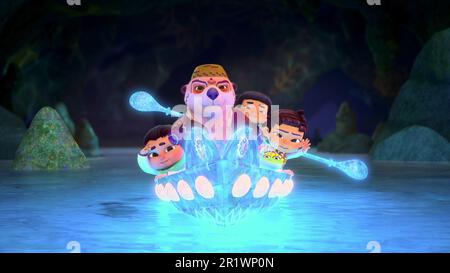 SPIRIT RANGERS, from left: Eddy Skycedar (voice: Talon Proc Alford ...