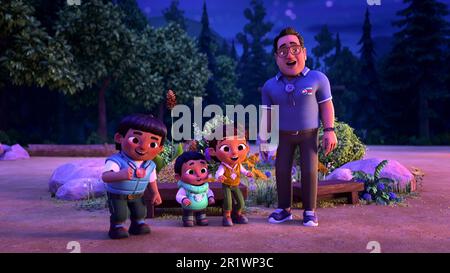 SPIRIT RANGERS, from left: Eddy Skycedar (voice: Talon Proc Alford ...