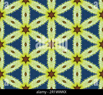 Seamless pattern of star motif in intricate colors and texture Stock ...