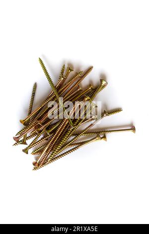Closeup shot of screws in a set Stock Photo - Alamy