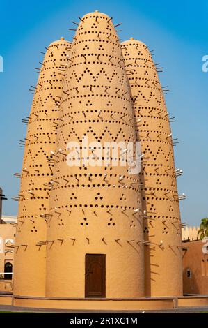 Dovecotes in Katara cultural village, Doha, Qatar Stock Photo - Alamy