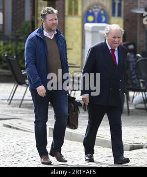 Lawyer Hugo Vandenberghe and lawyer Jan Keulen are pictured during a ...