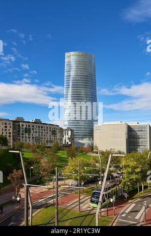 The Bilbao Torre Iberdrola is a modern skyscraper located in Bilbao ...