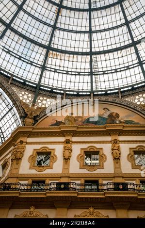 Lunette Asia and glass vaulted ceiling and dome at the Vittorio ...