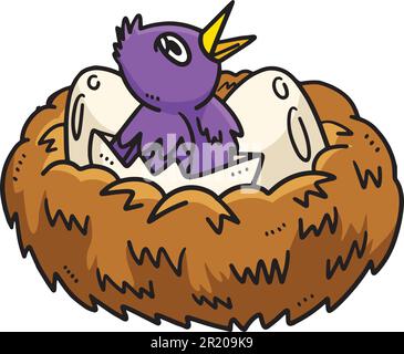 Hatchling Cartoon Colored Clipart Illustration Stock Vector Image & Art ...