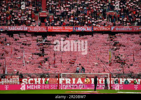 South Curve, Allianz Arena Munich, January 11, 2026, Soccer, Bundesliga ...