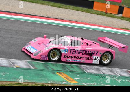 Scarperia, 2 April 2023: Spice SE90P year 1990 in action during Mugello ...