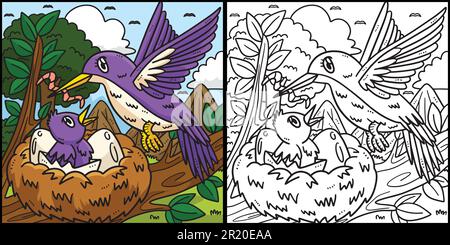 Fledgling Cartoon Colored Clipart Illustration Stock Vector Image & Art ...