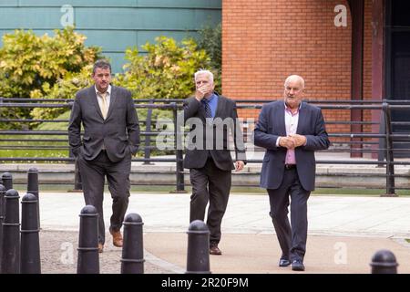 (left to right) Colin Emerson, George Emerson and Conor Jordan, directors of Norman Emerson ...