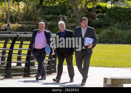 (left to right) Colin Emerson, George Emerson and Conor Jordan ...