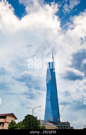 Kuala Lumpur - May 2023: Merdeka 118 tower view, downtown Kuala Lumpur ...