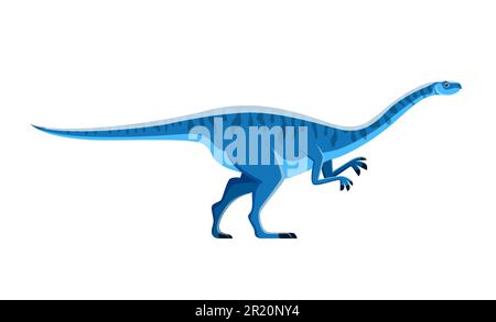Cartoon Lufengosaurus dinosaur character. Isolated vector early ...