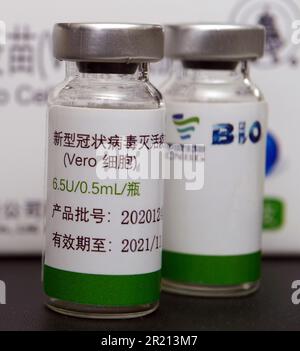 BBIBP-CorV, one of two inactivated virus COVID-19 vaccines developed by ...