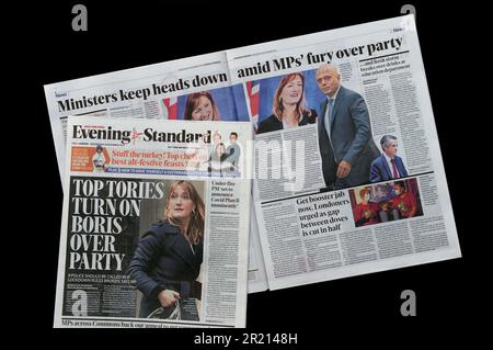 The front page of the London Post newspaper, 1646. The London Post is ...