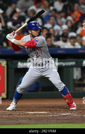 Chicago Cubs right fielder Seiya Suzuki stands in the outfield during ...