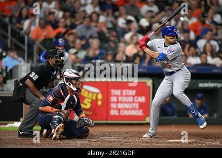 Chicago Cubs' Christopher Morel bats during a baseball game against the ...