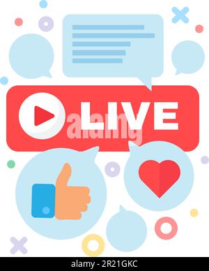 Comment semi flat color vector object Stock Vector Image & Art - Alamy