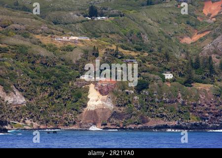 Adamstown, Pitcairn Island. The HMS Bounty anchor, from the 1787 ...