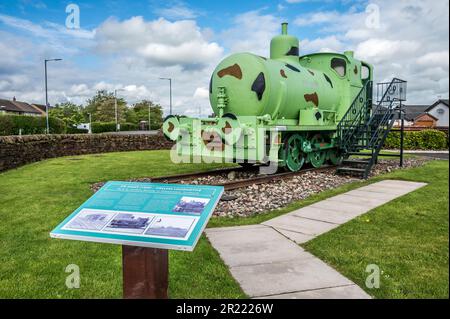This image at the Devil's Porridge Museum is of the First World War ...