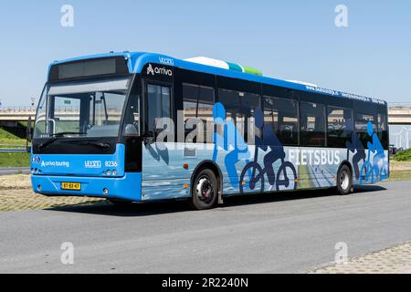 arriva VDL Ambassador ALE-120 fietsbus (bicycle bus) in Den Oever ...