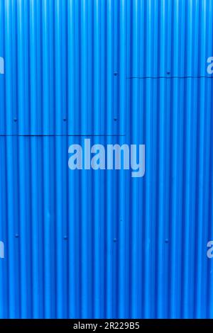 Blue white vertical lines sheet metal plate corrugated texture steel ...