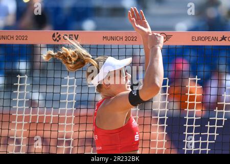 Esmee Bobner (Switzerland). Beach Volley. European Championships Munich ...