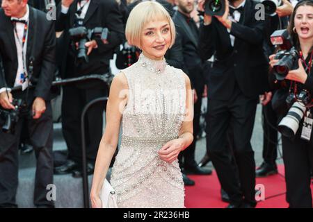 Maria de Medeiros arrives at the 'Jeanne du Barry' Screening & Opening ...