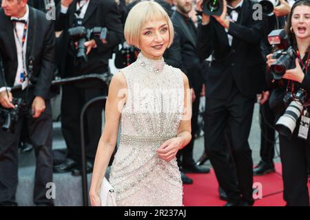Maria de Medeiros arrives at the 'Jeanne du Barry' Screening & Opening ...