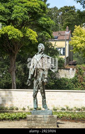 Statue of Vincent Van Gogh by Ossip Zadkine in 1961 in the parc Van ...