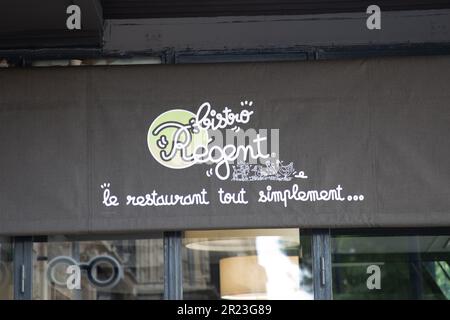 Bordeaux , Aquitaine France - 05 09 2023 : Levi's Jeans sign logo and text brand front wall ...