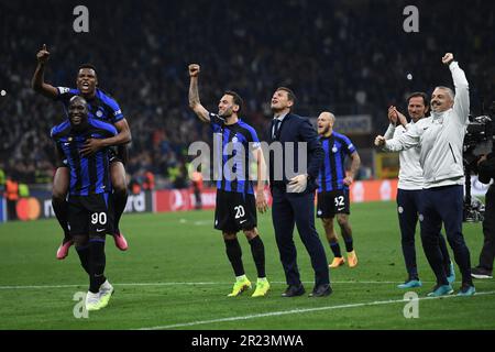 Final joy (Inter) during the UEFA Champions League 2022 2023 match ...