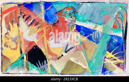 Tiger 1912 Painting By Franz Marc German Expressionist Artist Stock ...