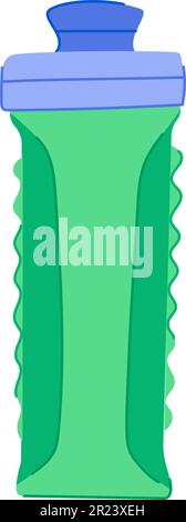 whey protein shaker cartoon vector illustration Stock Vector Image ...