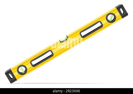 building level measuring device for determining a flat surface vector ...